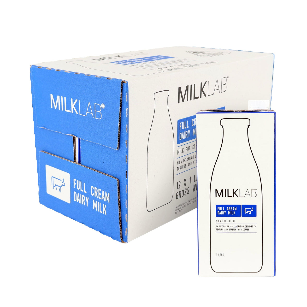 MILKLAB Dairy Milk 2 Boxes | 12 x 1L – Bulk Eats Warehouse