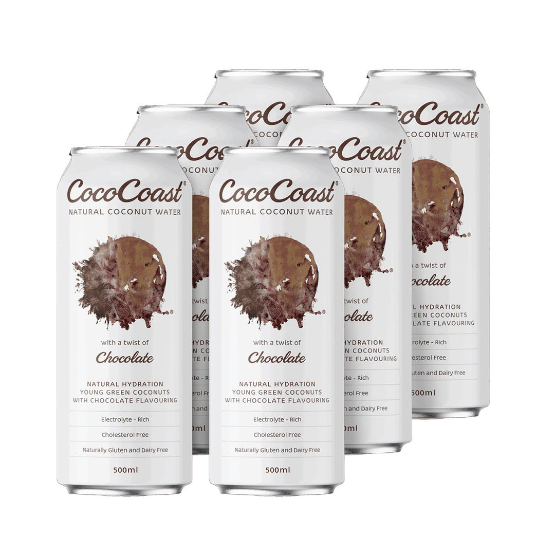 Coco Coast Chocolate Coconut Water 6 Pack | 500mL – Bulk Eats Warehouse
